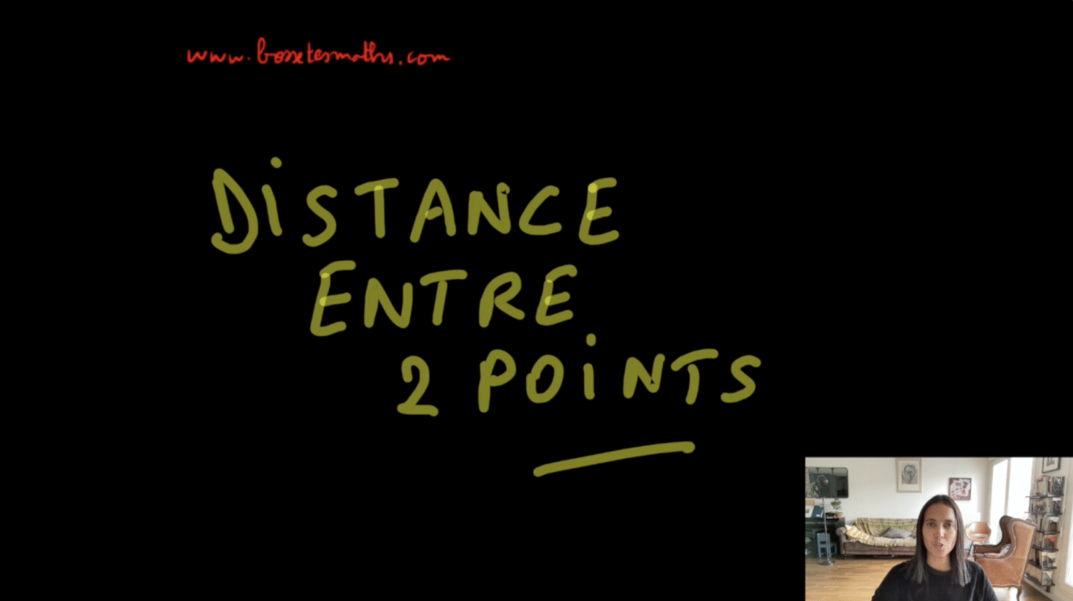 Distance entre deux points [Vidéo](Seconde) - Bosse Tes Maths